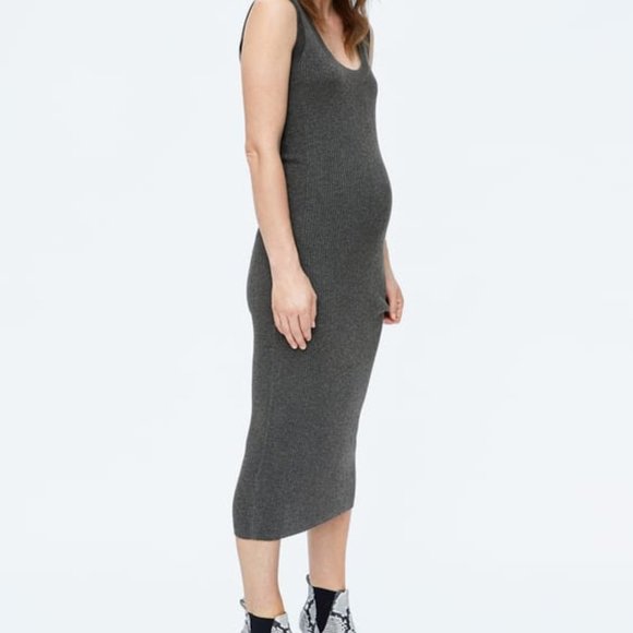 Zara | Dresses | Zara Maternity Dress With Subtle Shimmer Detail | Poshmark